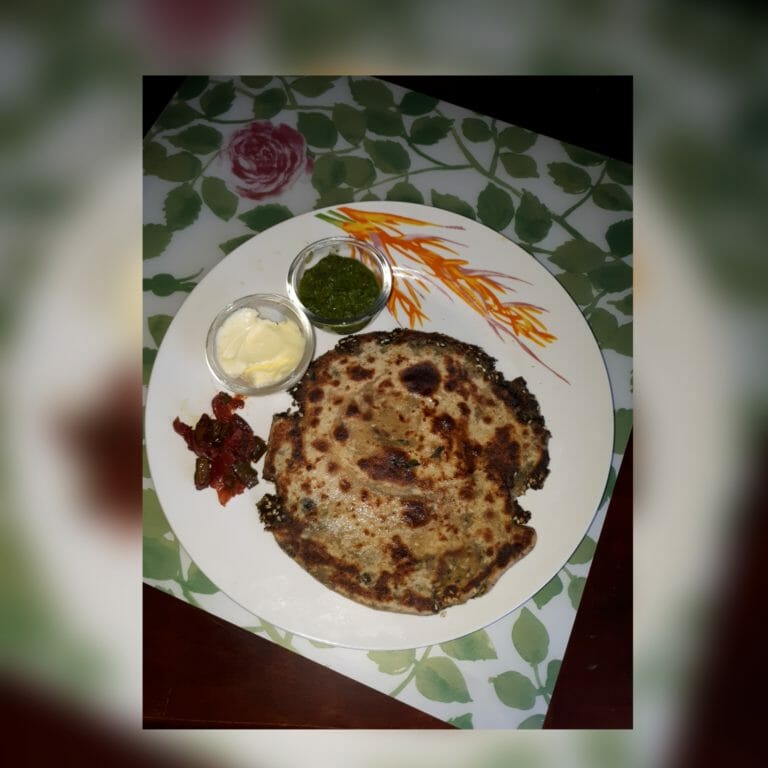 Stuffed Herbs paratha